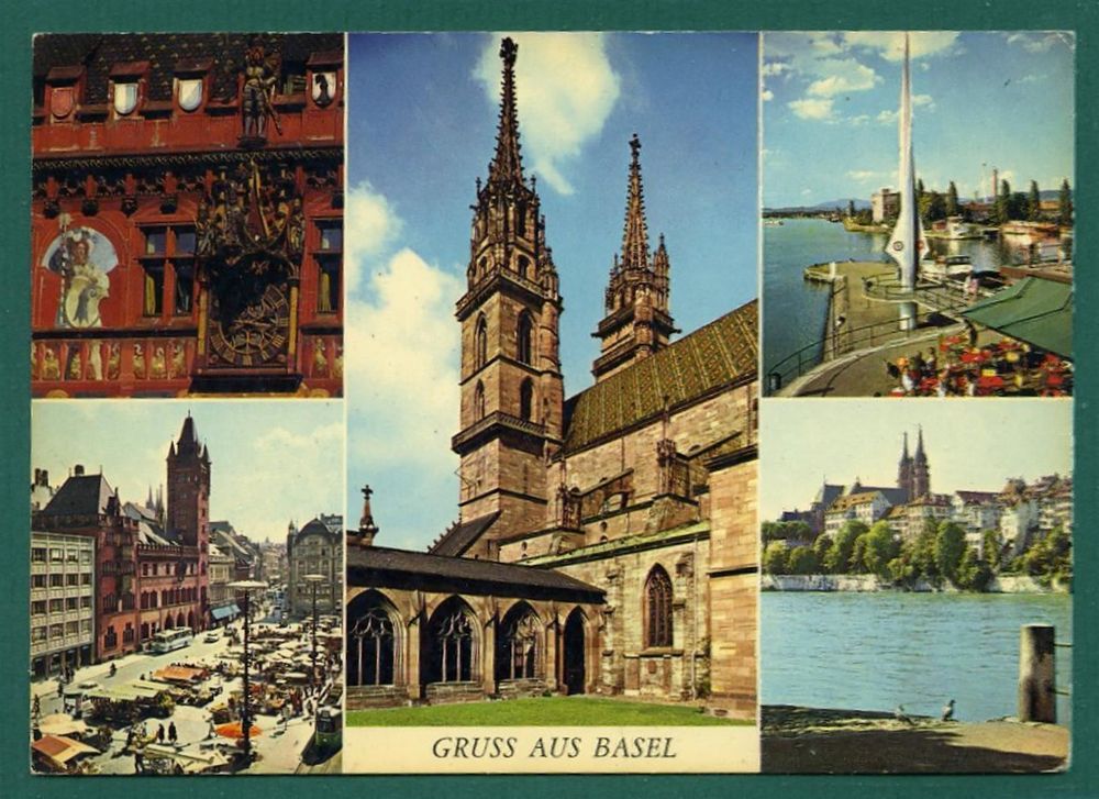 Gruss aus Basel, Mehrbilderkarte (Gebraucht) in Sargans für CHF 1 – mit Lieferung auf Ricardo kaufen