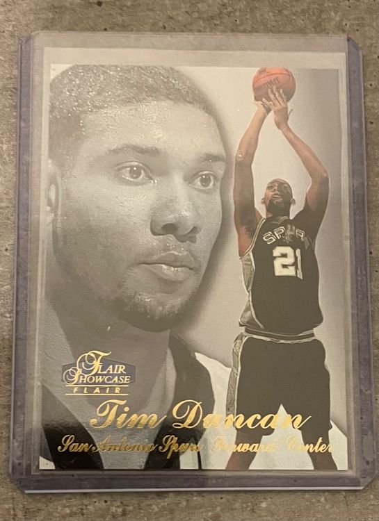 NBA Tim Duncan Flair Showcase Rookie Card (Neu (gemäss Beschreibung ...