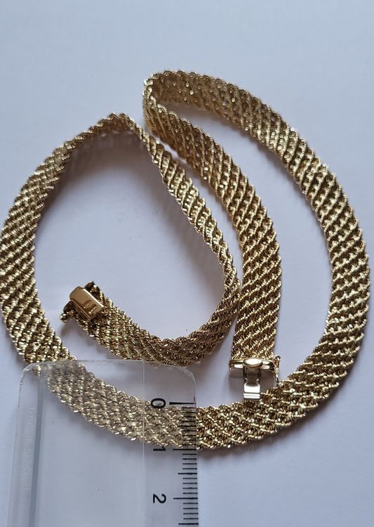 Gold Collier 585 (Gebraucht) in Wald ZH für CHF 1280 – mit Lieferung auf Ricardo kaufen
