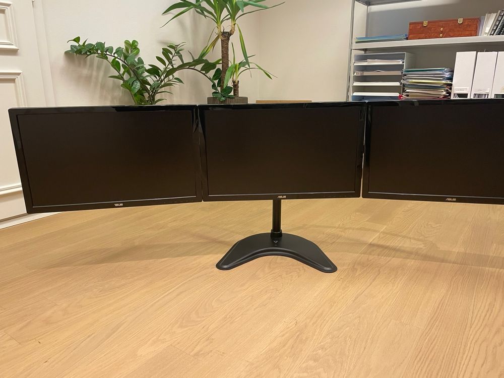 3x Ecran ASUS VE247 24“ (1920x1068) avec support (D'occasion) à ...