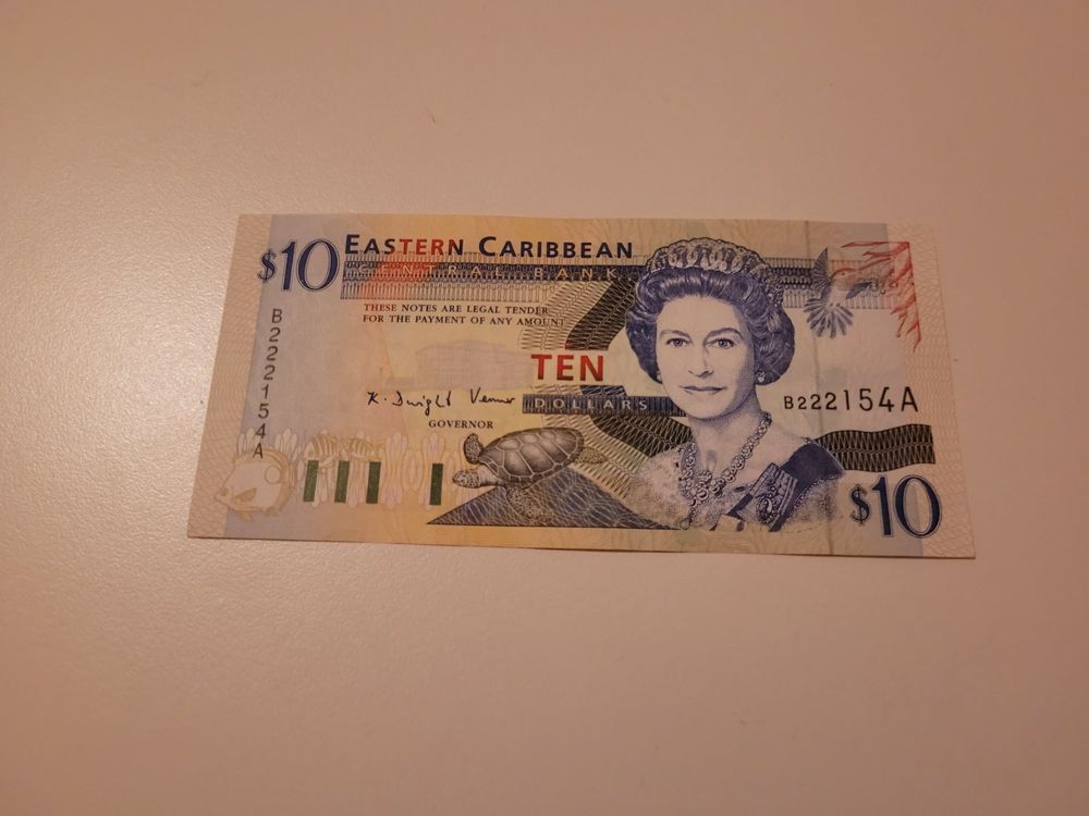 10 Eastern Carribean Dollar UNC (D'occasion) à pour CHF 9.1 – avec ...