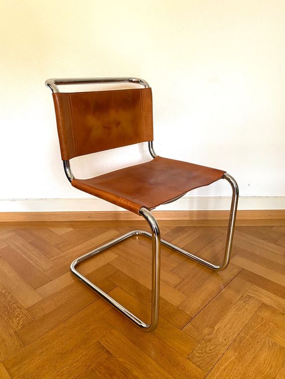 Design Freischwinger Stuhl Chair Steelline | Kaufen auf Ricardo