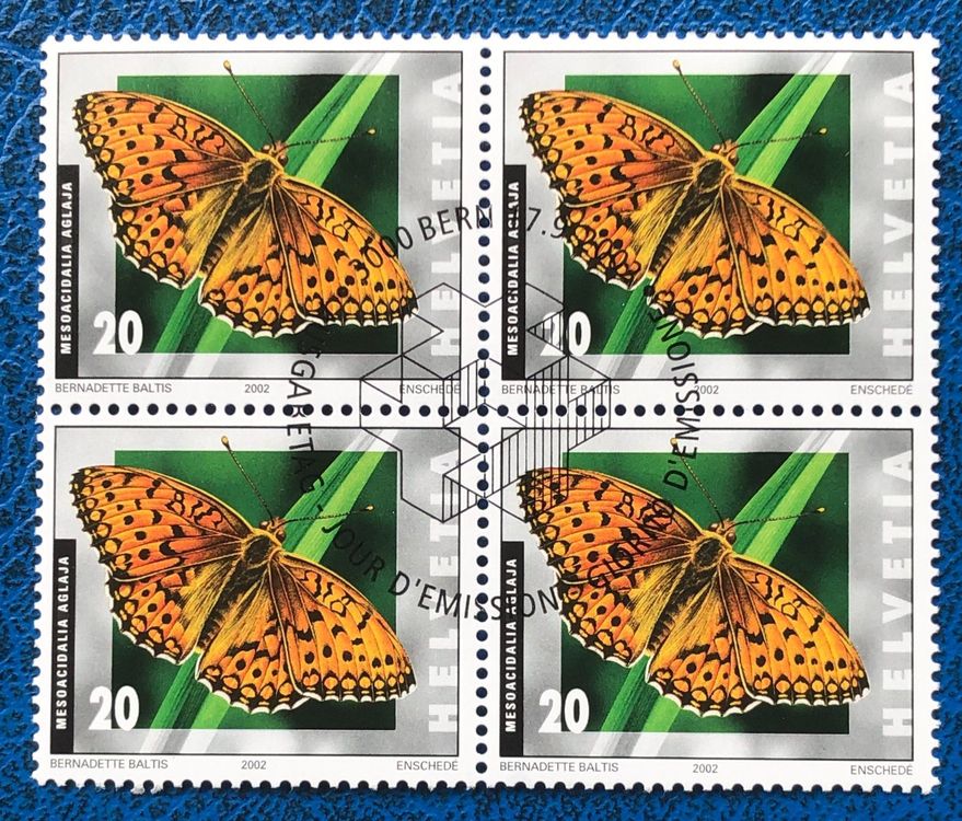 4 er Block Nr.1062 mit Vollstempel Bern (Gebraucht) in Aarau für CHF 0. ...