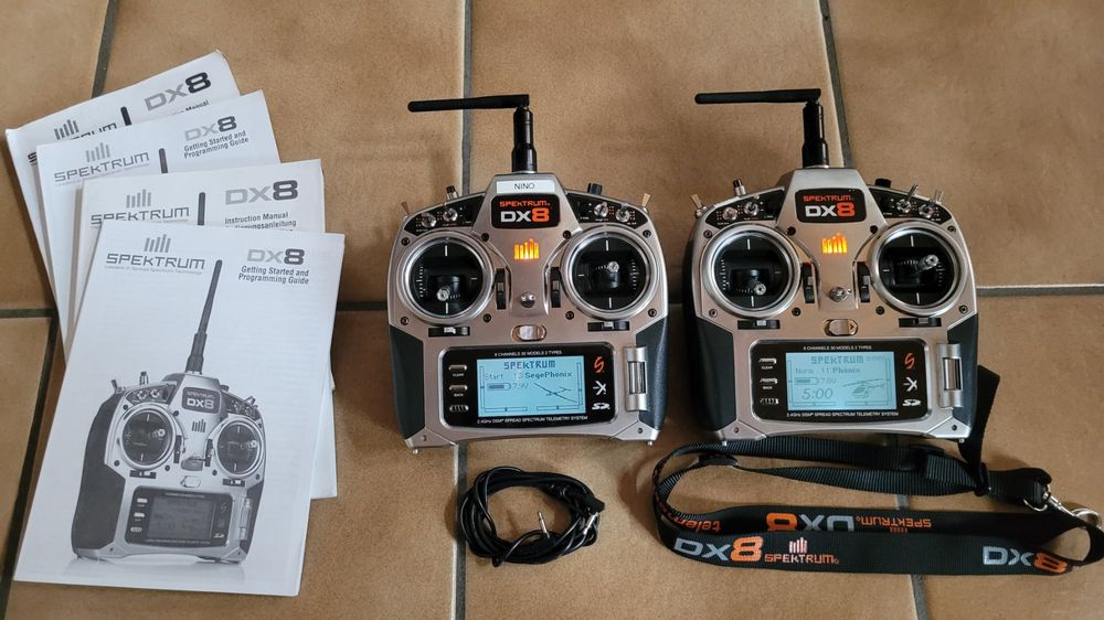 2x Spektrum DX8 G1 Mode2, Empfänger (Gebraucht) in Schötz für CHF 180 – mit Lieferung auf ...