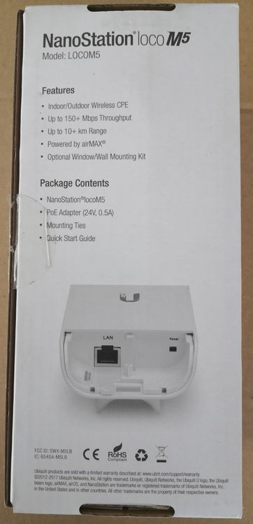 UBIQUITI NanoStation loco M5 (Neu und originalverpackt) in Wilderswil ...