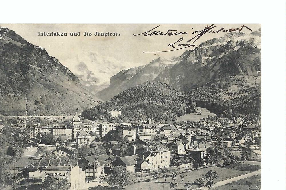 INTERLAKEN und die Jungfrau 1905 | Kaufen auf Ricardo