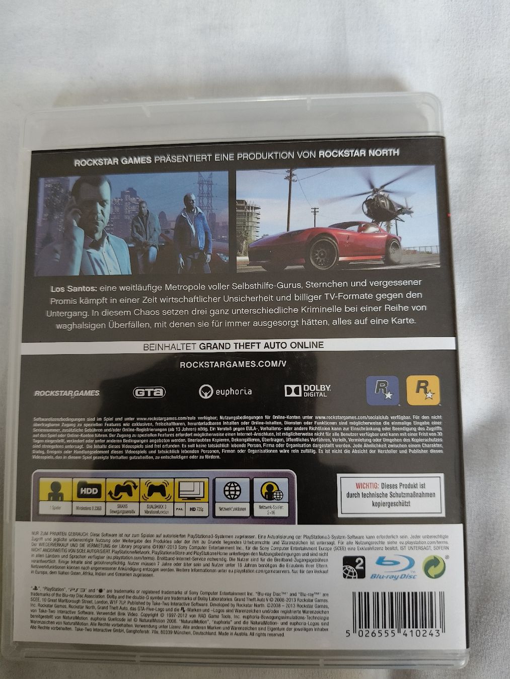 Grand Theft Auto V - GTA 5 - PS3 (Gebraucht) in St. Gallen für CHF 5 ...