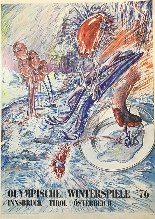 Christian Ludwig ATTERSEE (1940) Plakat Handsigniert (Gebraucht) in Root für CHF 20 – mit ...