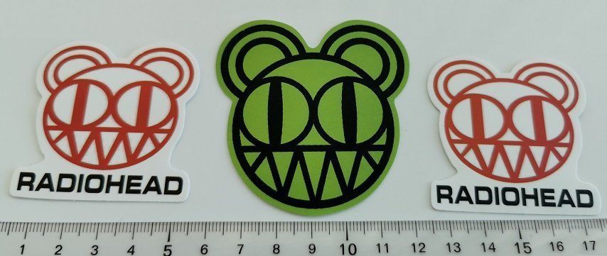 Radiohead - 3 Sticker | Kaufen auf Ricardo