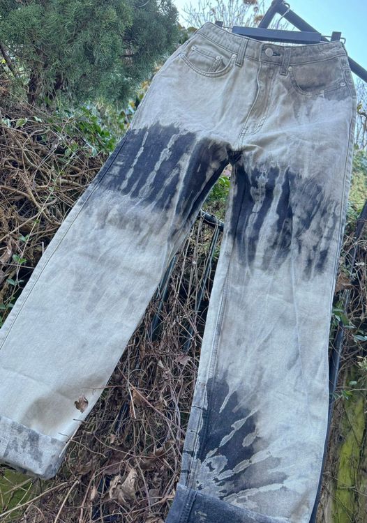 Hose Jeans mit lässigem PRINT Look ROVE passt zu Nile & Co | Kaufen auf ...