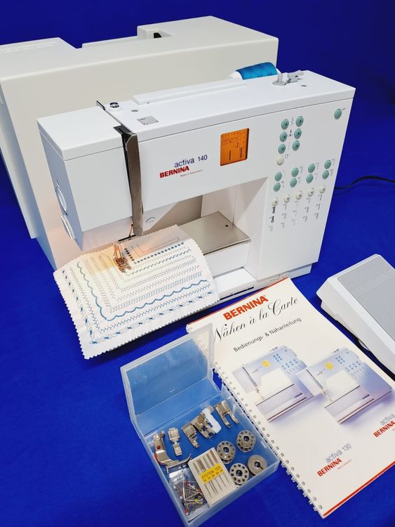 BERNINA ACTIVA 140 WIE NEU GARANTIE 3MT FRISCH REVIDIERT (Gebraucht) in ...