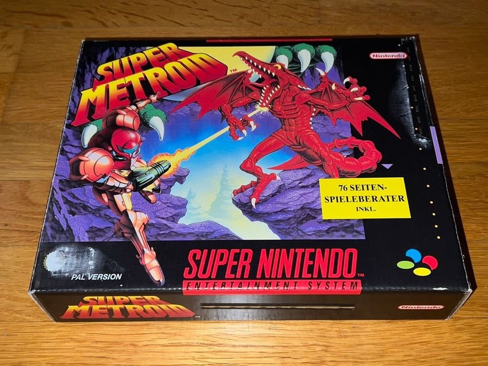 Super Nintendo (SNES) Spiel - Super Metroid Big Box (OVP) (Gebraucht ...