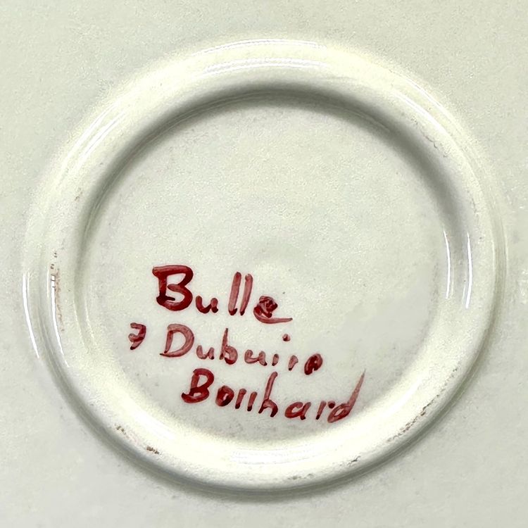 Plateau vintage en céramique suisse Bulle Dubuis Bosshard (Gebraucht ...