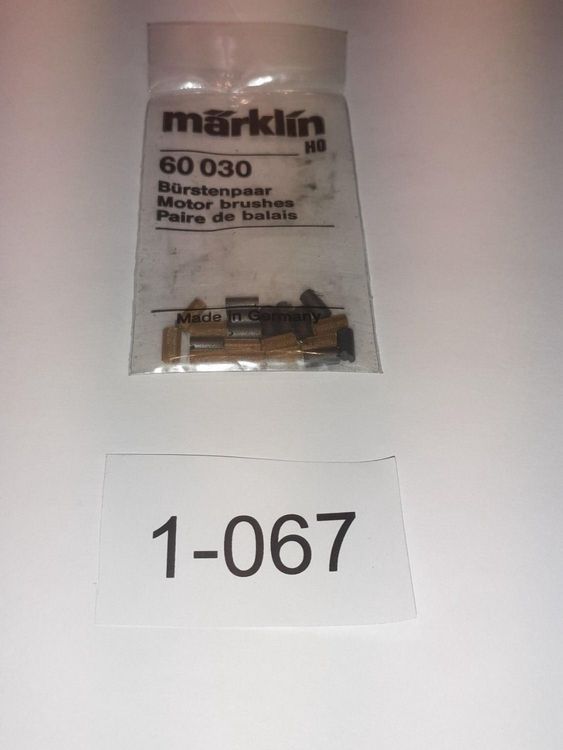 Märklin 60030 Kohlen-Bürstenpaar Rund (Neu und originalverpackt) in ...