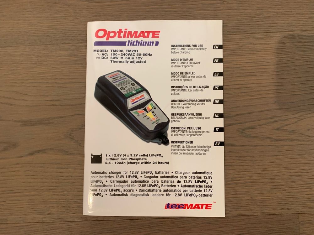 Optimate Lithium Model TM290/291 (Gebraucht) in für CHF 40 – mit ...