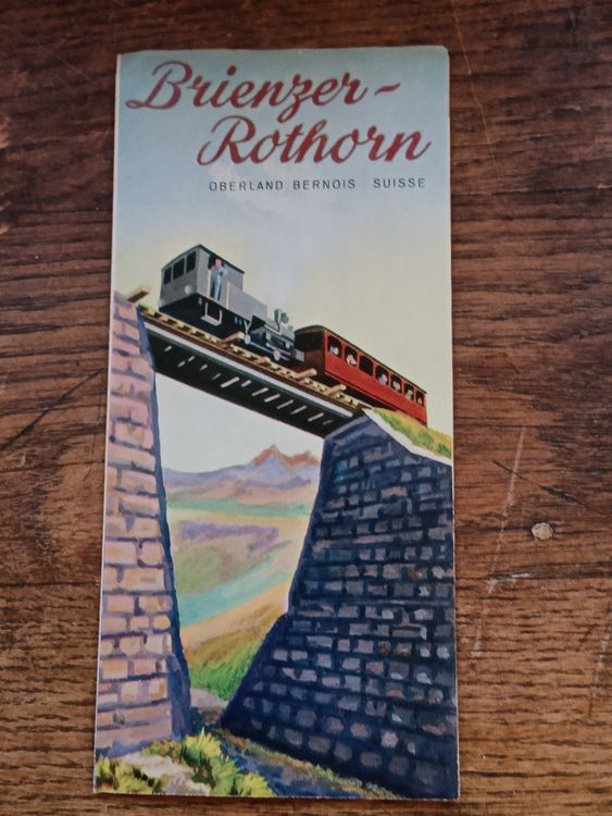 Alter Prospekt / Brienzer Rothorn - Ausgabe ca. 1930 (Gebraucht) in Brugg AG für CHF 15 – mit ...