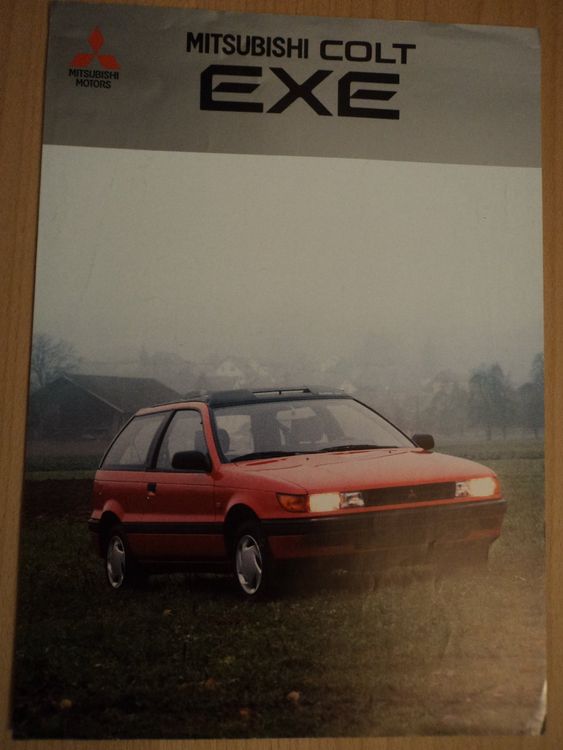 Prospekt Mitsubishi Colt 1300 EXE Sonderderie (Gebraucht) in Schwarzenburg für CHF 5 – mit ...