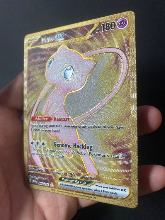 Mew ex 205 Gold Metal Card - MEW 151 - EN (Neu (gemäss Beschreibung ...