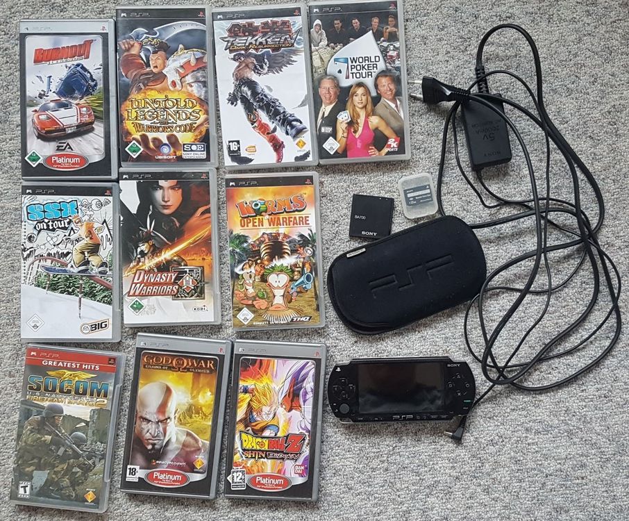 PlayStation Portable (PSP) & 10 Spiele (Gebraucht) in Baden für CHF 99 ...