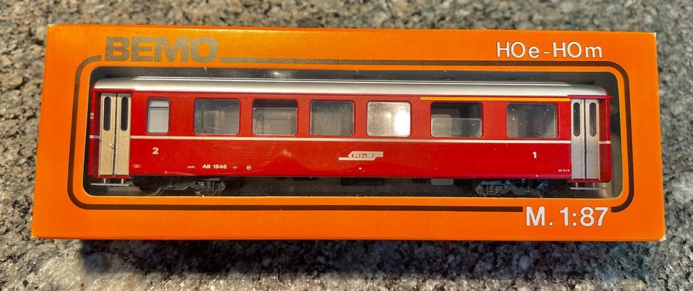 BEMO Personenwagen RhB H0m 3258 (Neu und originalverpackt) in Liestal für CHF 23 – mit Lieferung ...