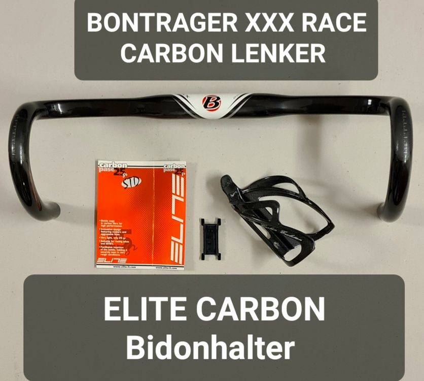 BONTRAGER RACE XXX CARBON-LENKER+ELITE CARBONBidonhalter NEU (Neu ...