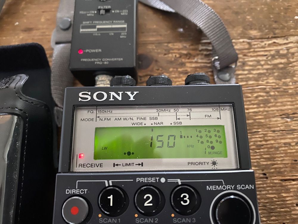 SONY RECEIVER ICF-PRO80, inkl. FRQ-80 (Gebraucht) in Wolfhausen für CHF ...