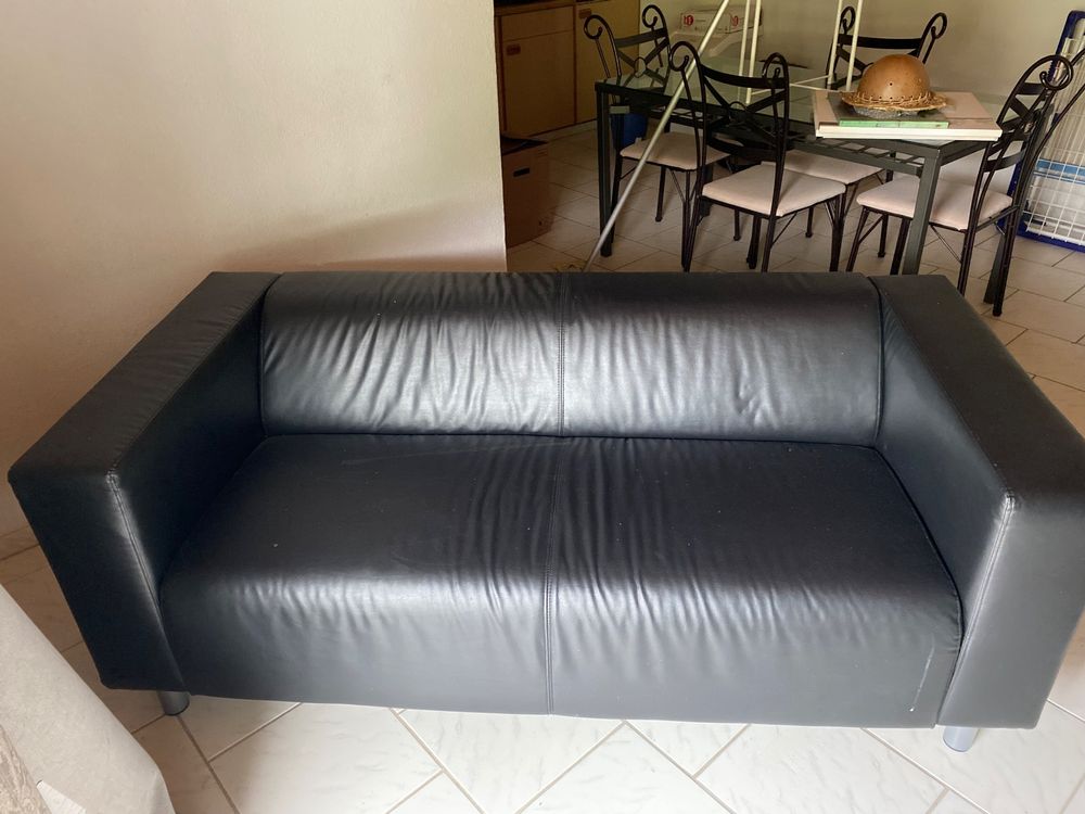 sofa 2er IKEA Kunstleder | Kaufen auf Ricardo