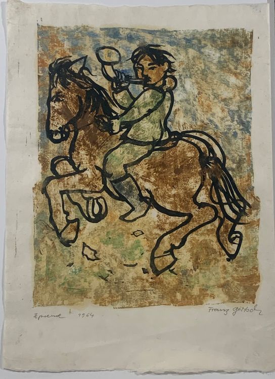 Franz Gertsch (1930-2022) Holzschnitt Handsigniert | Kaufen auf Ricardo