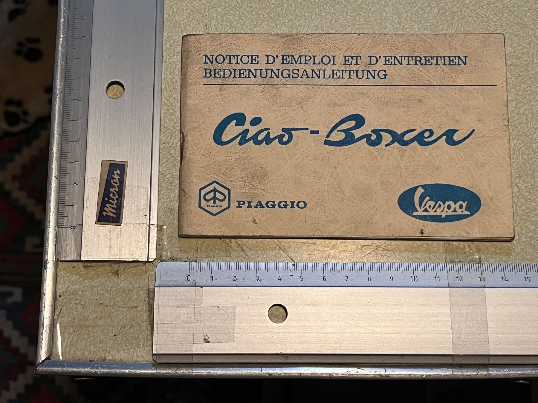 buch, heft, piaggio , vespa, ciao und boxer, de und franz. (Gebraucht ...