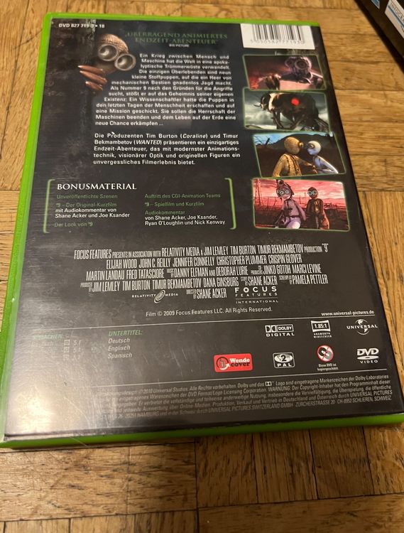 DVD: “9” (Animiert, FSK 12) (Gebraucht) in Zürich für CHF 3.5 – mit ...