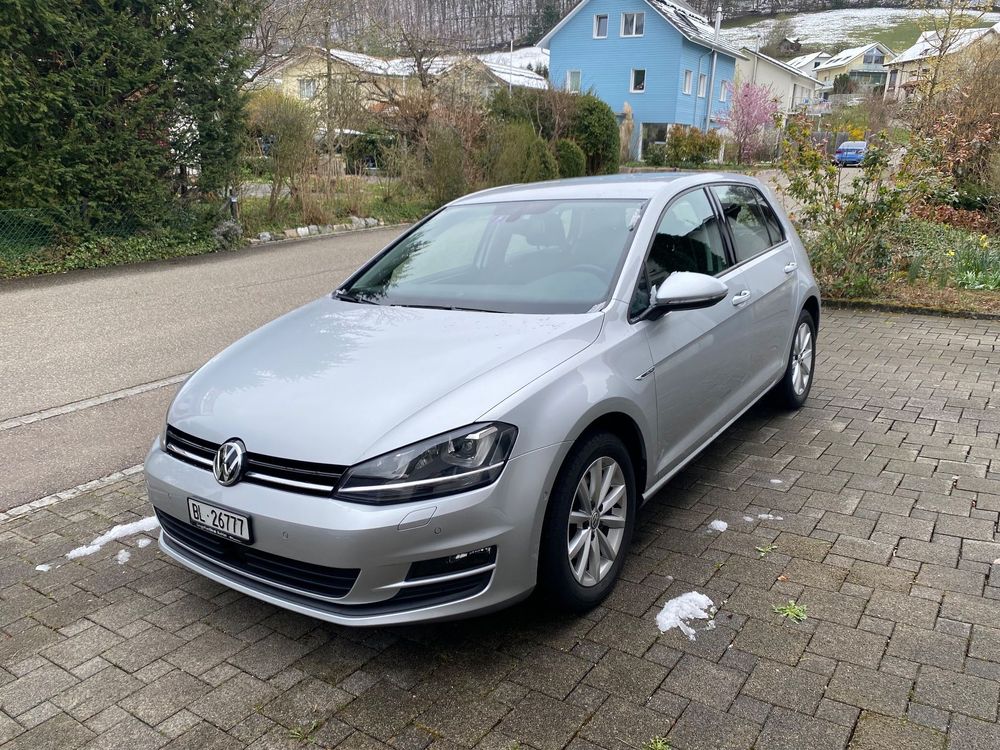VW Golf VII 2.0 TDI Lounge reflexsilber metallic (Gebraucht) in ...
