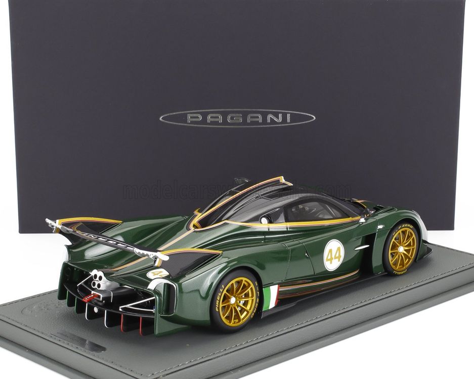 PAGANI UTOPIA 2022 - CON VETRINA #44 green 1/18 BBR NEU ltd. (Neu und ...