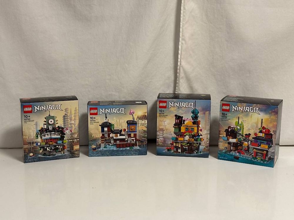Lego Micro Ninjago - 40703 + 40704 + 40705 + 40706 - NEU/OVP (Neu und ...