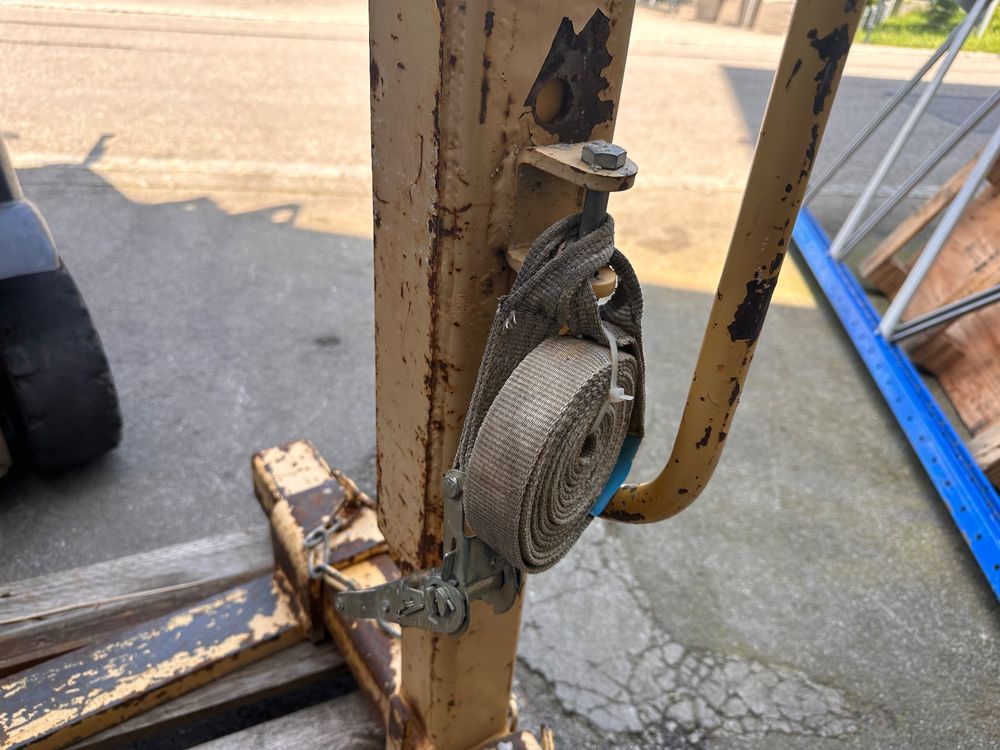 Palettengabel für Kran verstellbar in der Höhe und seitlich (Gebraucht ...