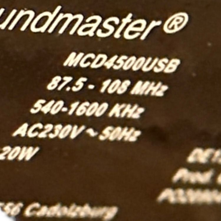 Soundmaster MCD 4500 USB Home Audio System with speakers | Kaufen auf Ricardo