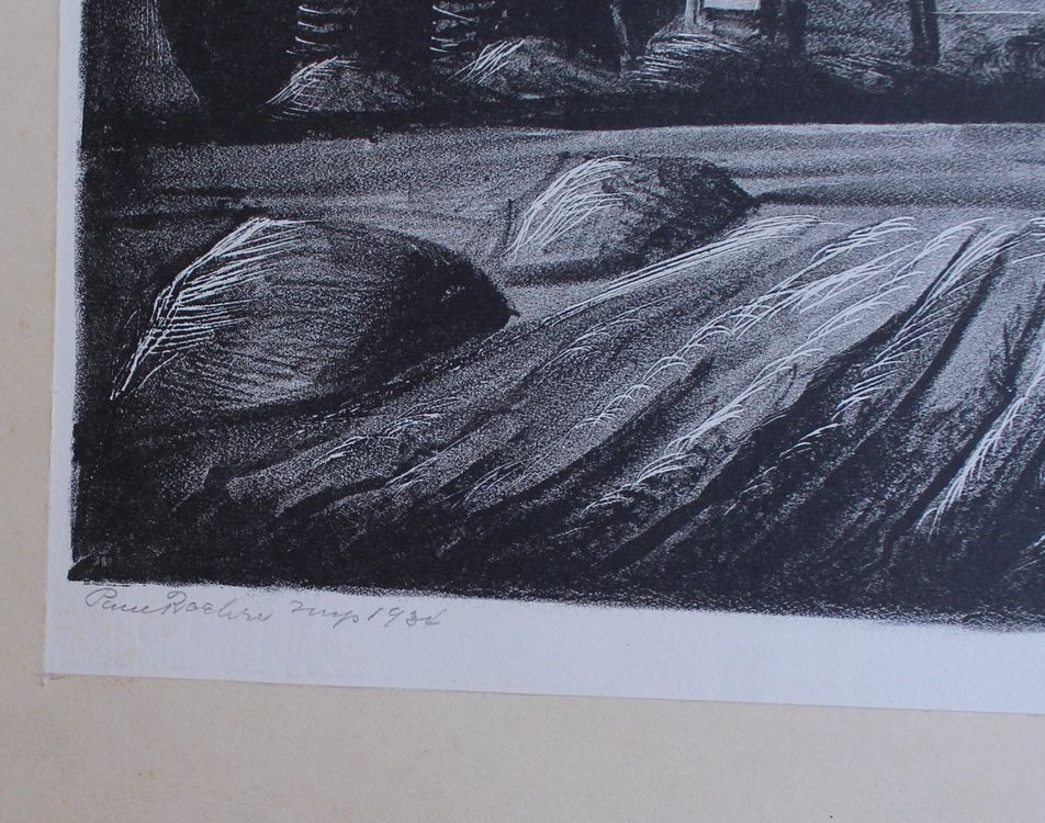 Warren Newcombe 1894-1960 Lithographie La Casa 1934 handsig. (Gebraucht ...