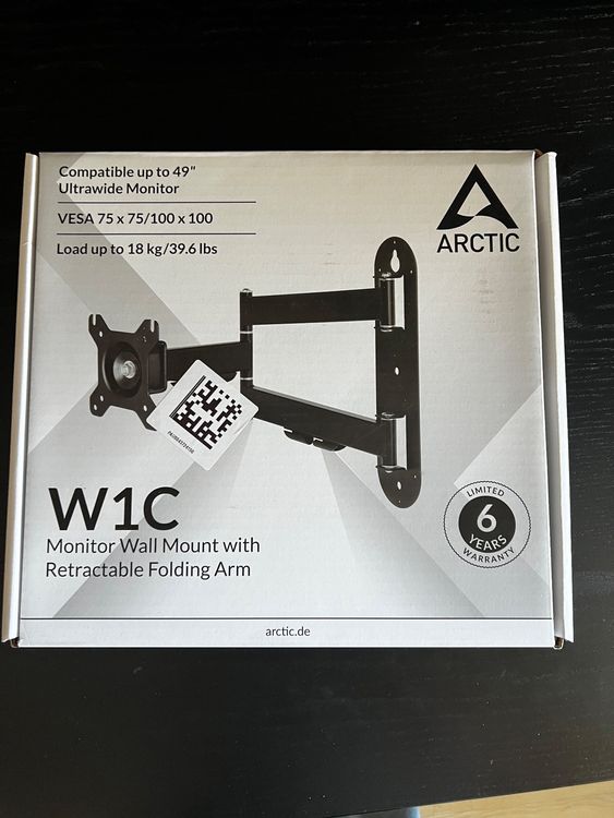 Unbentutzte Wandhalterung Arctic W1C Wand, 49 (Neu und originalverpackt ...