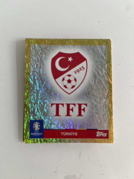 UEFA Euro 2024 Topps Sticker TUR 1 GOLD | Kaufen auf Ricardo