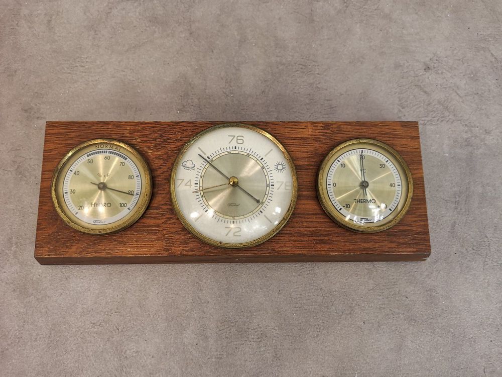 Vintage Wetterstation Barometer Fischer (Gebraucht) in Nottwil für CHF ...