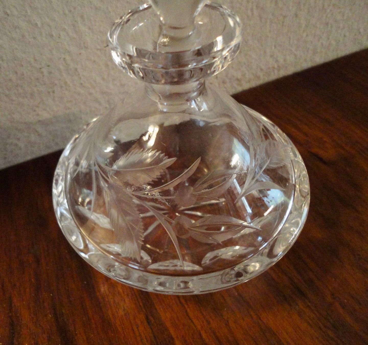 Kristallkaraffe mit Stöpsel, Vintage Design, Top Zustand (Gebraucht) in ...