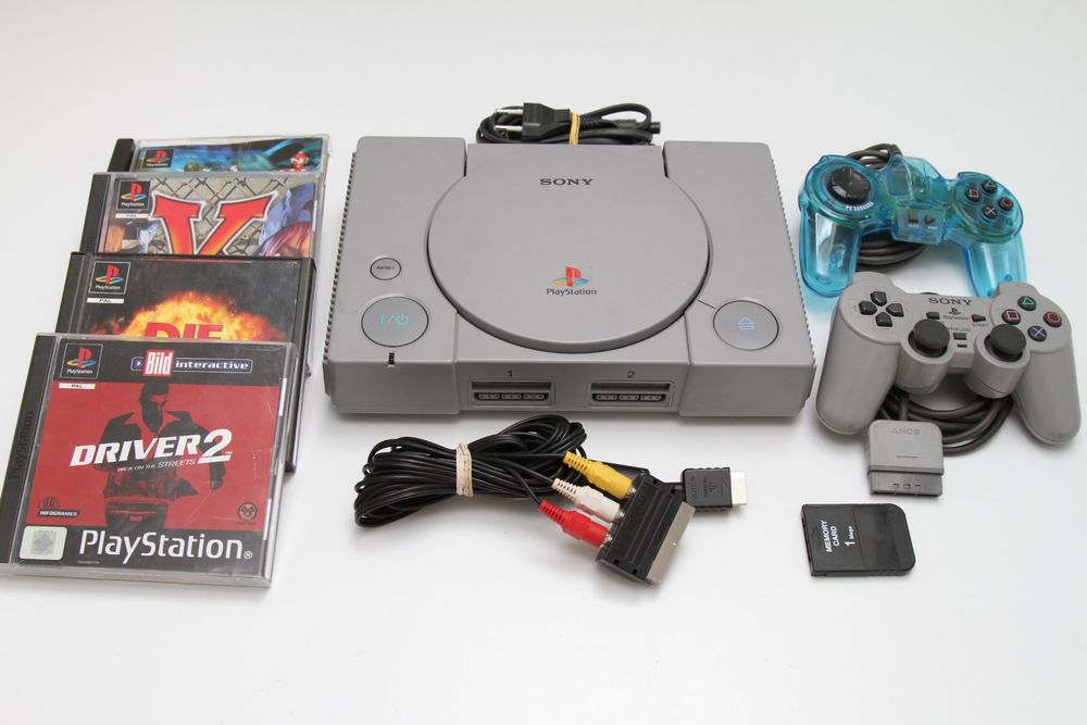 Sony Playstation 1 (PS1) mit Spielen (Gebraucht) in Basel für CHF 69 ...