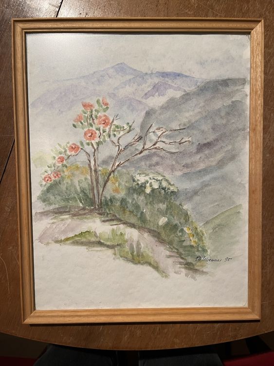 Aquarelle Gemälde von Blumen | Kaufen auf Ricardo