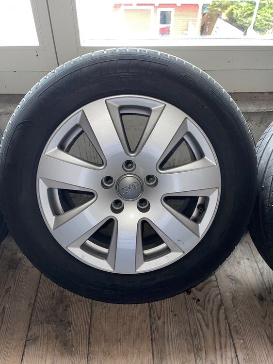 Audi A6 Original Räder AluFelgen mit Sommer Reifen 225/55R16 (Gebraucht ...