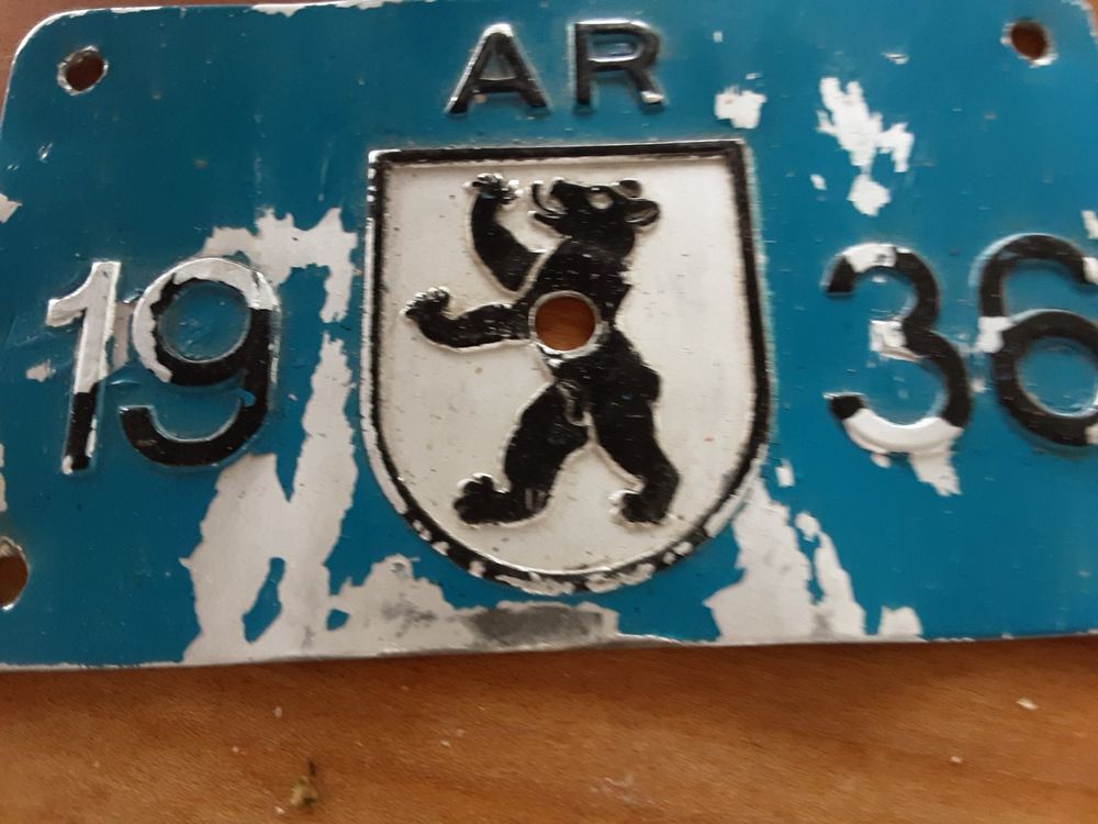 Velonummer AR 1936 | Kaufen auf Ricardo