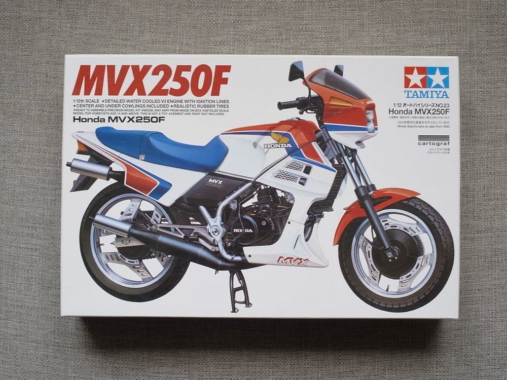 1/12 Tamiya Honda MVX 250F (Neu und originalverpackt) in Valeyres-sous-Rances für CHF 20 – mit ...