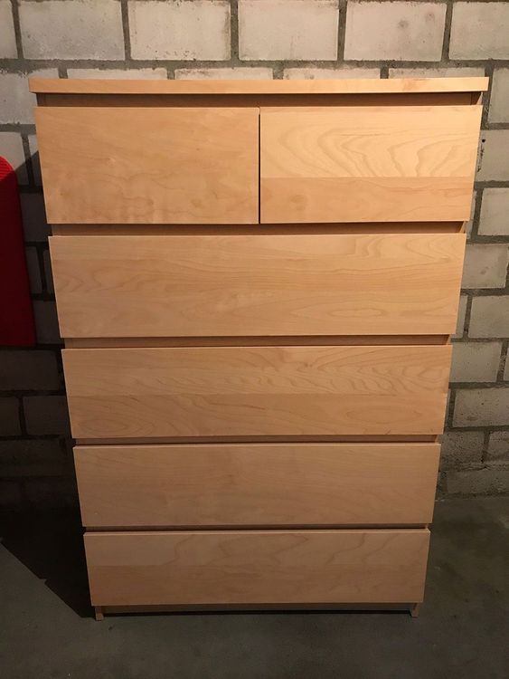 Malm Kommode in Birke - IKEA | Kaufen auf Ricardo