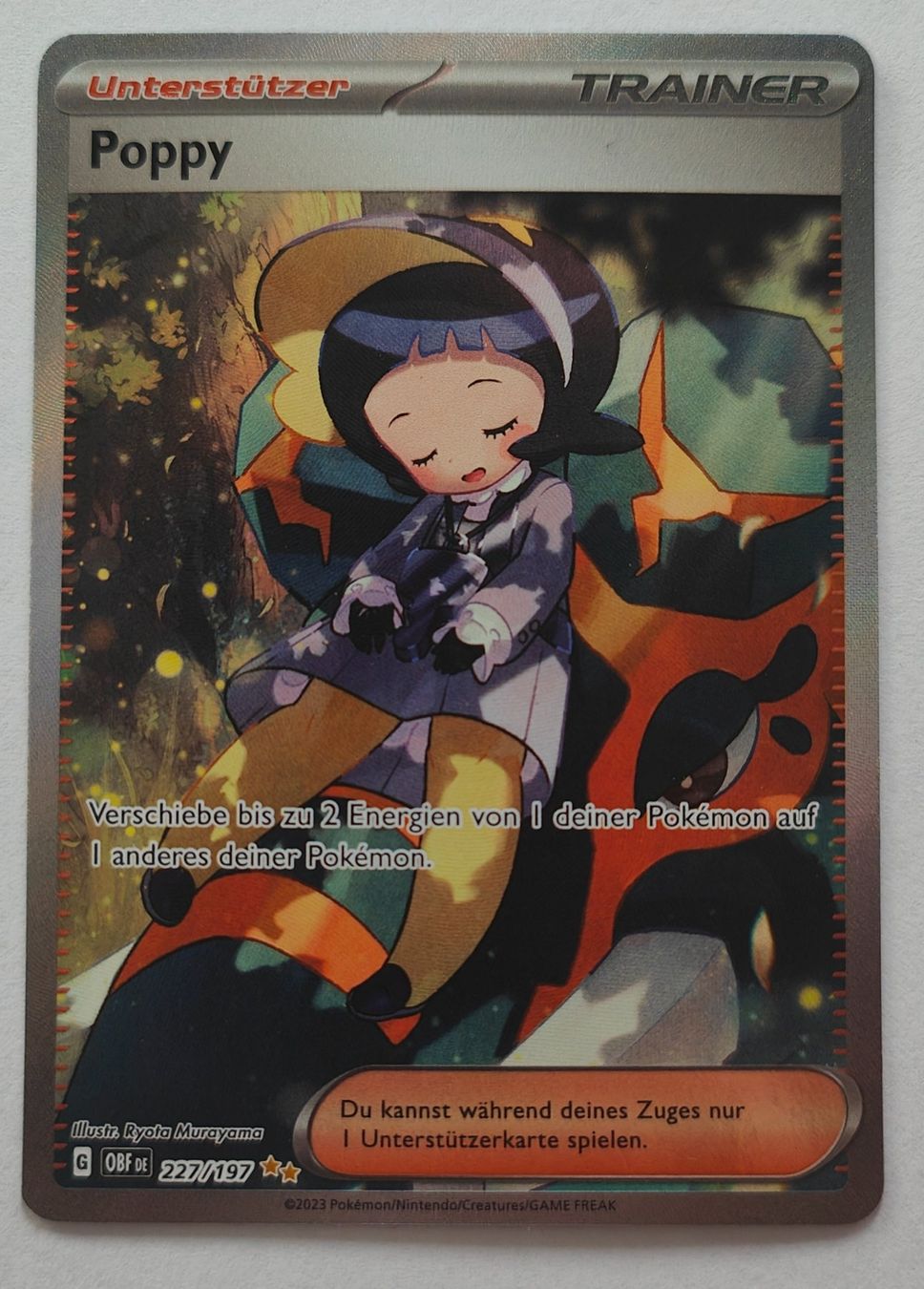 Poppy - Pokemon - 227/197 - Obsidian Flames (Gebraucht) in Suhr für CHF ...