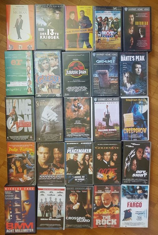 25 Original-VHS-Videokassetten | Kaufen auf Ricardo