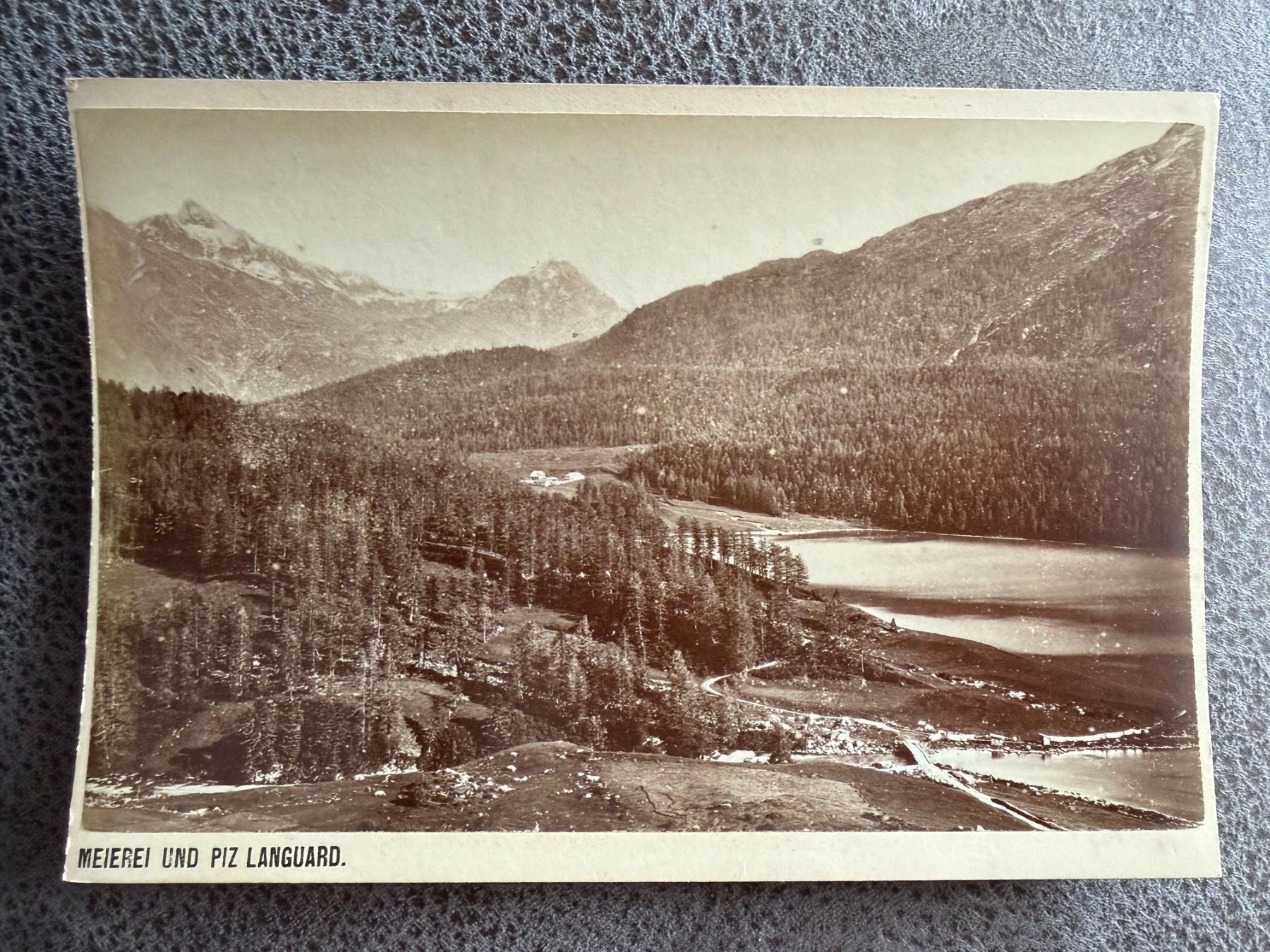 St. Moritz Meierei, ohne Waldhaus, A. Braun 1881, Engadin (Gebraucht ...