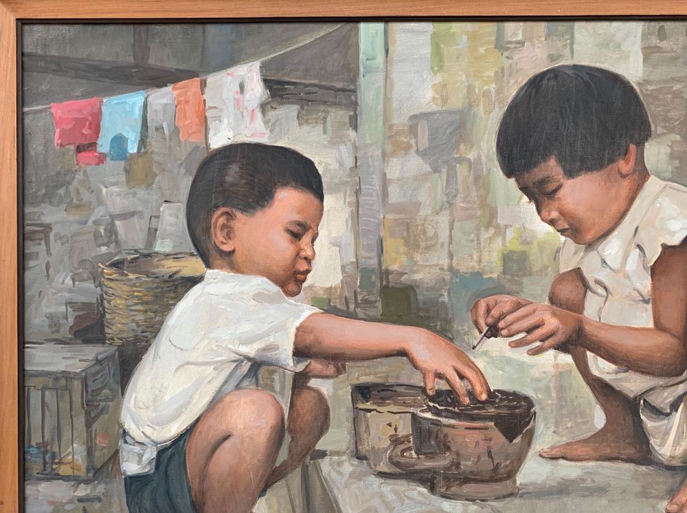 Crispin Villafuerte Lopez gross. Gemälde (Gebraucht) in Root für CHF 60 ...